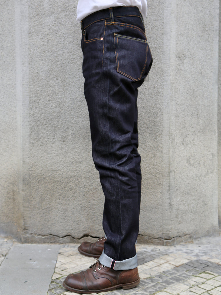 Momotaro G0605SL 14.5oz Indigo Silk Selvedge Denim Natural Tapered | denimheads.cz