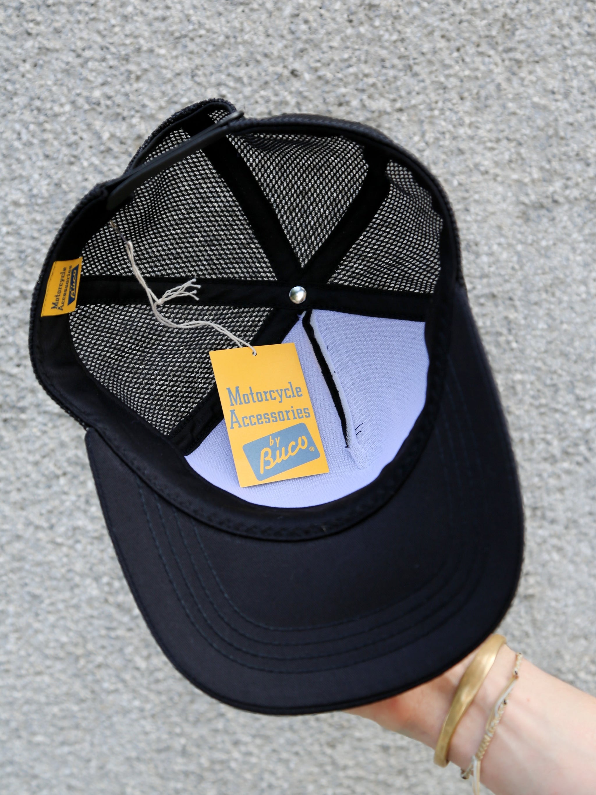 The Real McCOY's Buco Mesh Cap / Buco Oval – Black (BA26001-030 ...