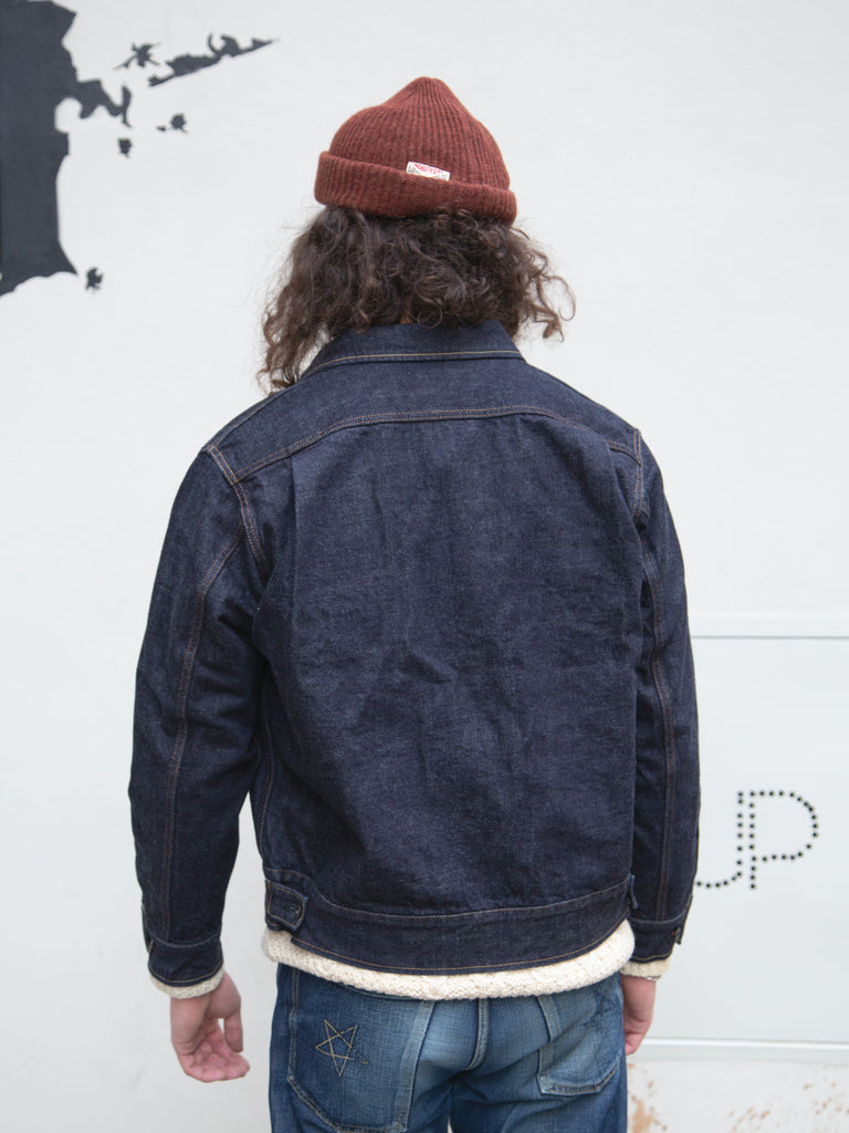 Black Sign 1940s US Army 14oz Denim Field Jacket (BSFJ-22406IND) | denimheads.cz